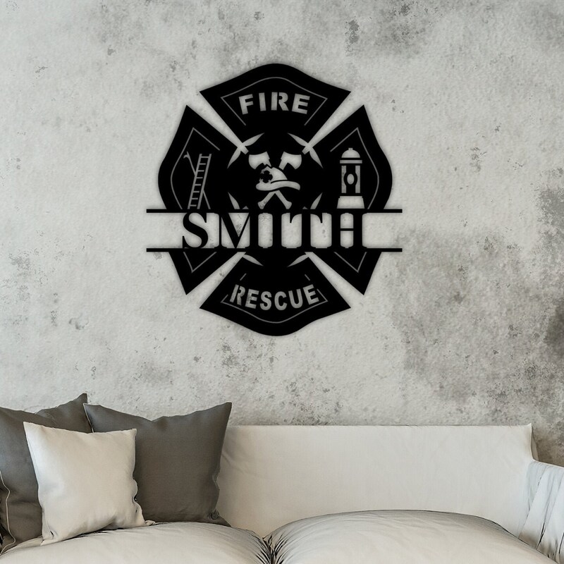 Firefighter Sign - Etsy