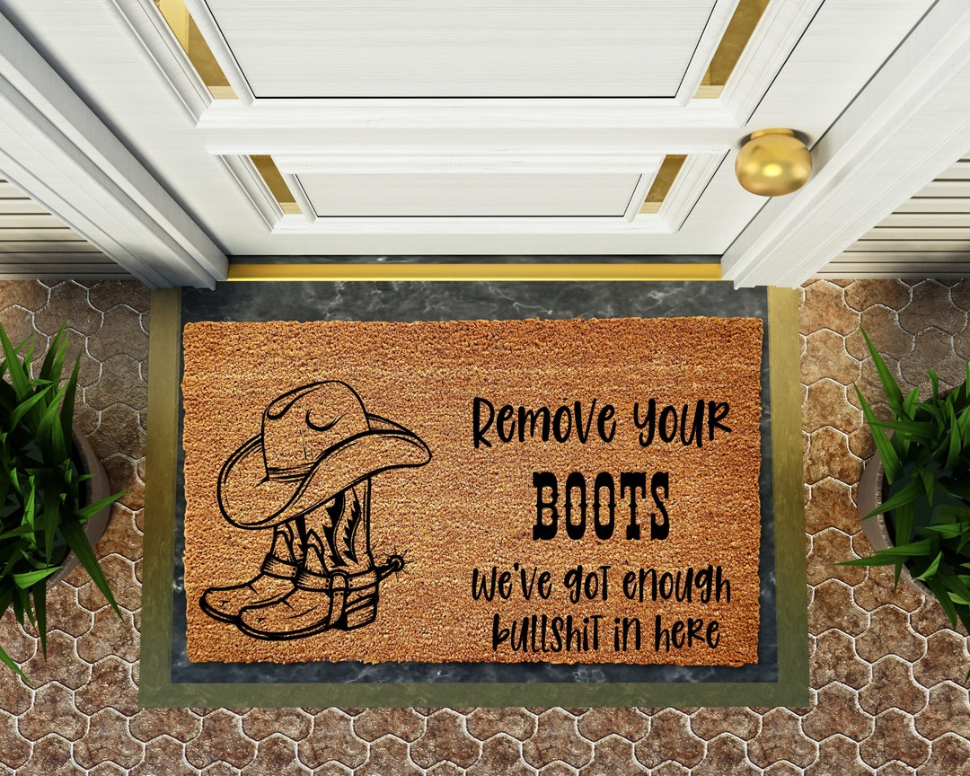 Personalized Custom Name and EST Horse Farm, Horse Ranch Farm Doormat ...