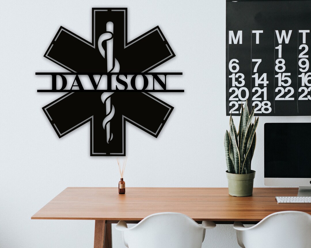 Custom Metal Sign for Paramedic, EMT Gift Ideas, Medical Field Home ...