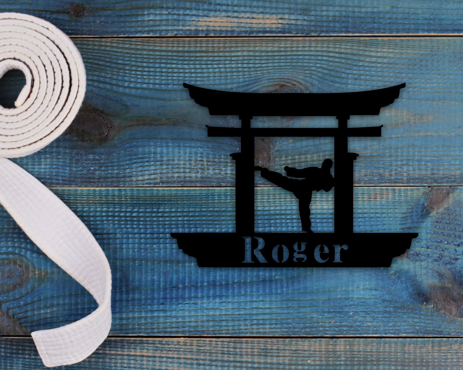 Karate Metal Wall Art Metal Karate Decor Karate Sign Karate - Etsy