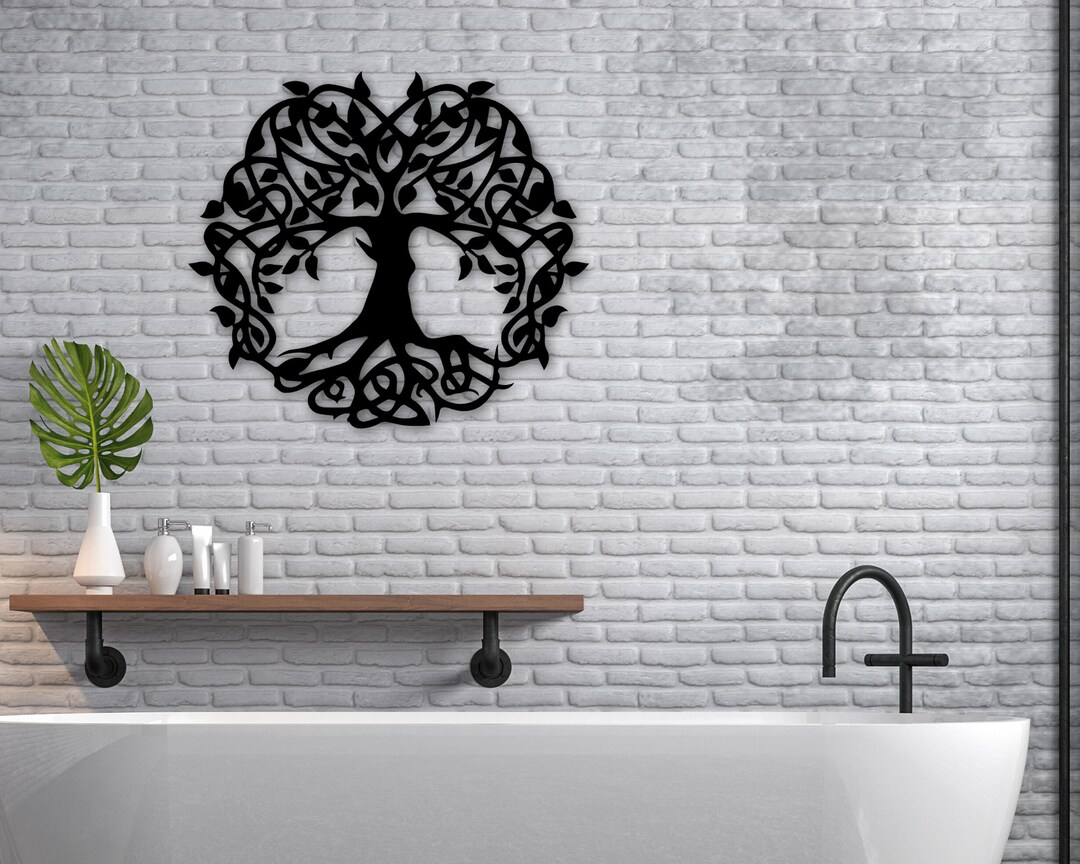 Organic Tree of Life Wall Art, Farm House Rustic Home Decor, Custom ...