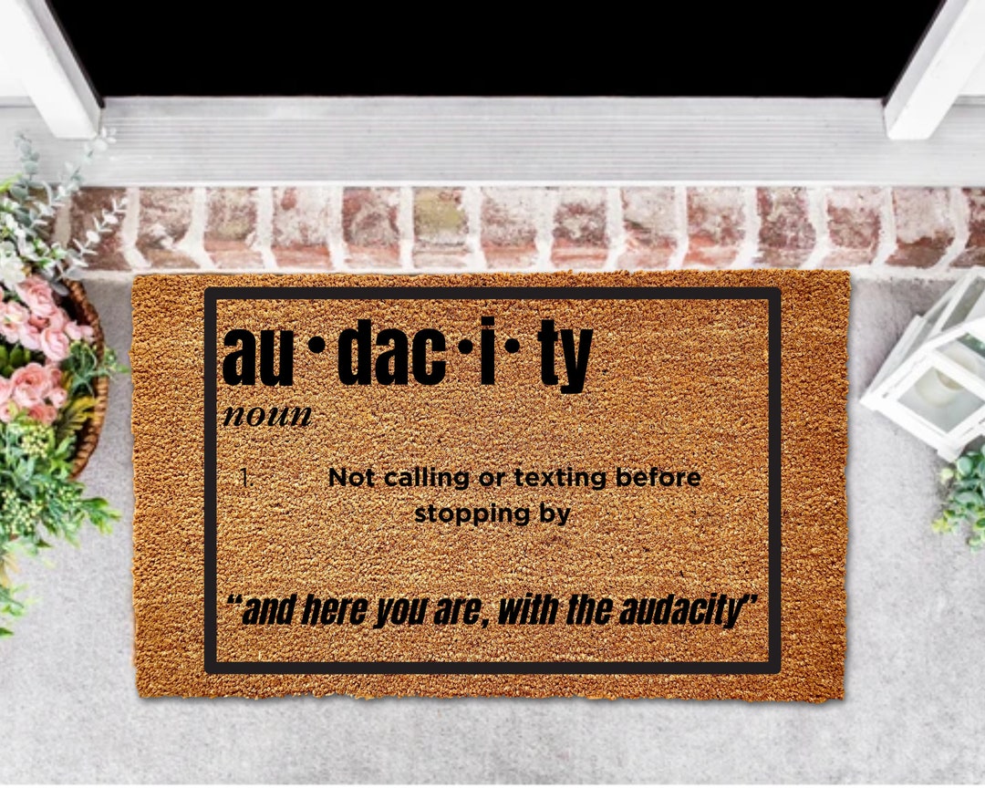 Front Door Mat, Funny Door Mat for Outside, Outdoor Welcome Mat, Sassy ...