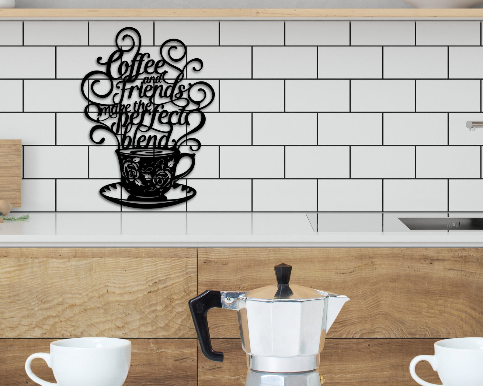 Coffee Sign Metal Breakfast Decor Laser Cut Metal Home - Etsy