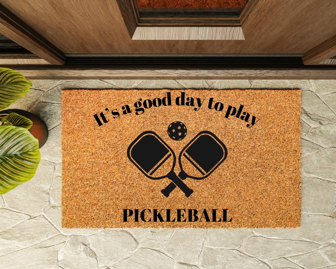 Funny Pickleball Doormat, Funny Pickleball Gift, Pickleball Coach, I ...