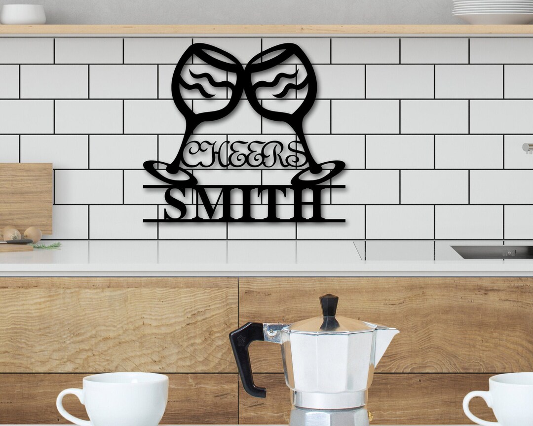 Custom Bar Sign, Custom Wine Bar Sign, Wine Lover Decor, Kitchen Decor ...