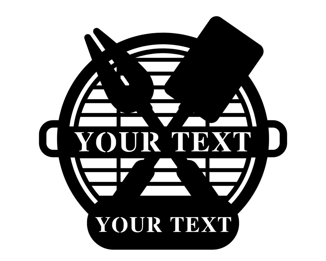 Personalized Metal BBQ Sign BBQ Grill Sign Ourdoor Kitchen - Etsy