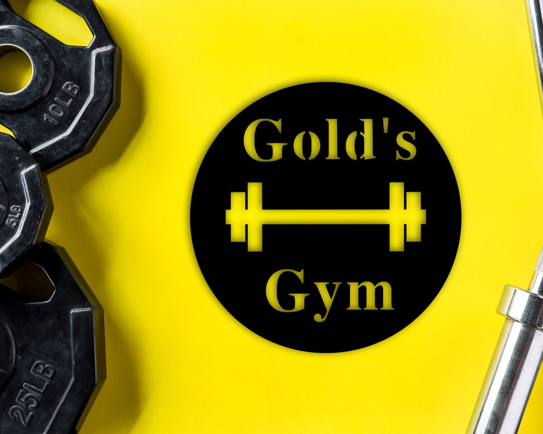 Personalized Metal Gym Sign, Custom Gym Business Name Sign, Gym Sign ...