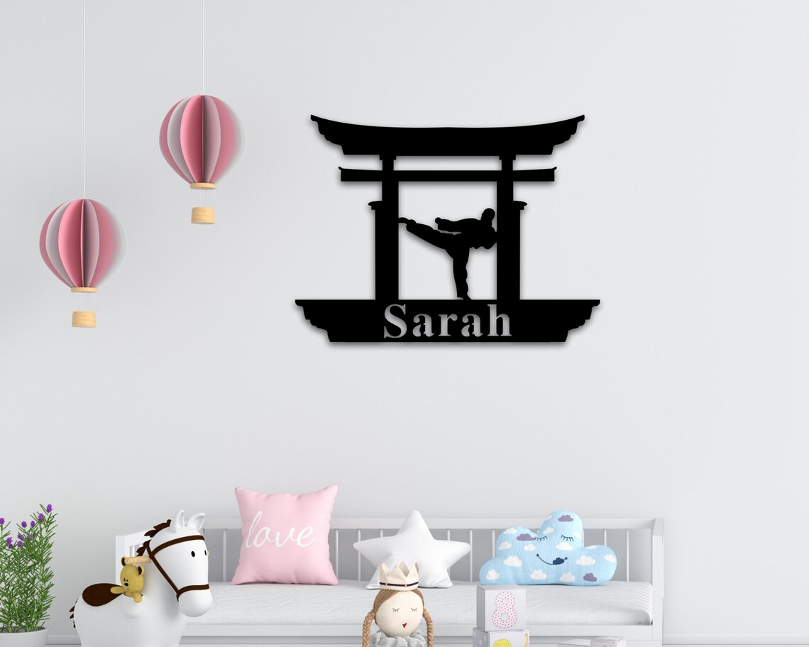 Karate Metal Wall Art Metal Karate Decor Karate Sign Karate - Etsy