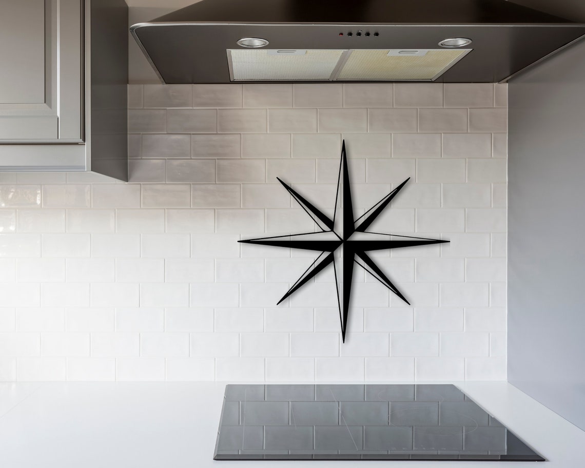 North Star Wall Art North Star Wall Art Metal Star For Wall | Etsy