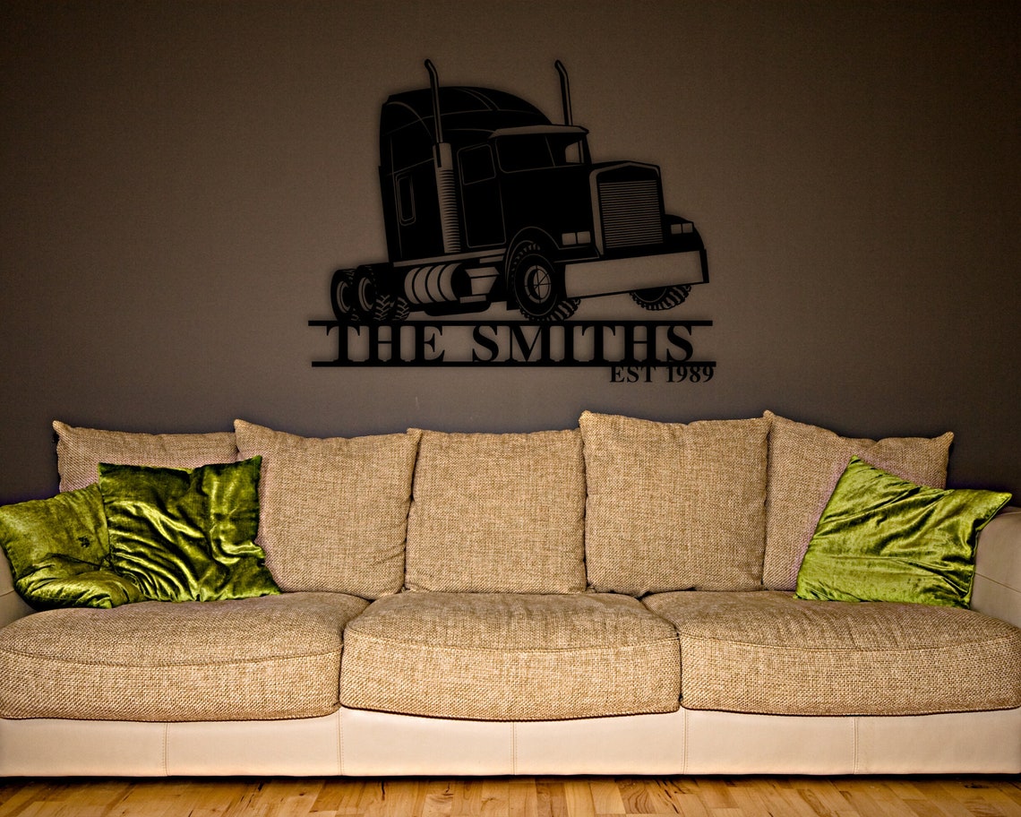 Personalized Trucker Name Metal Sign Truck Driver Gift Gift | Etsy