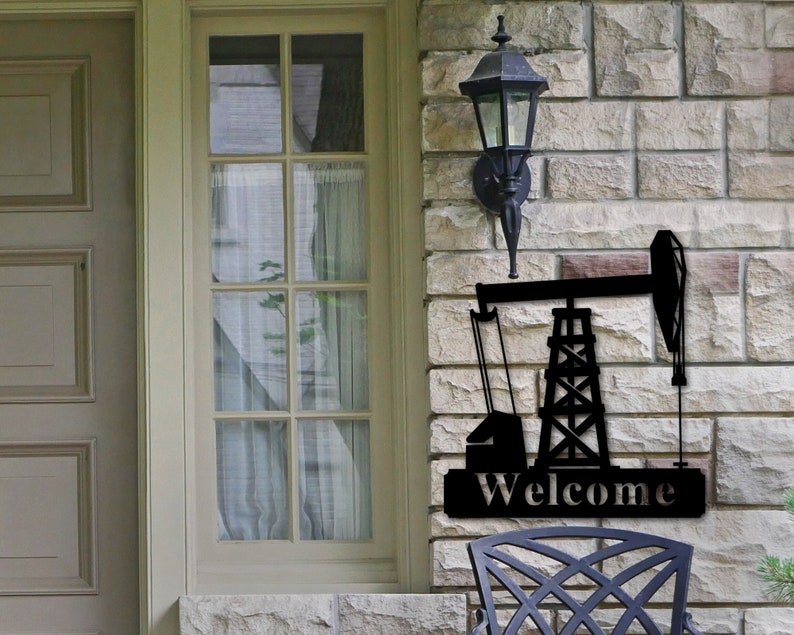 Custom Metal Name Sign Oil Rig Oil Field Offshore Custom - Etsy