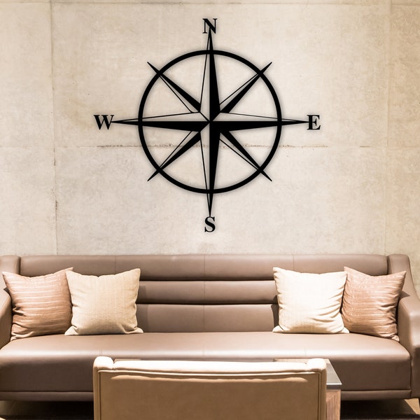 Compass Wall Art - Etsy