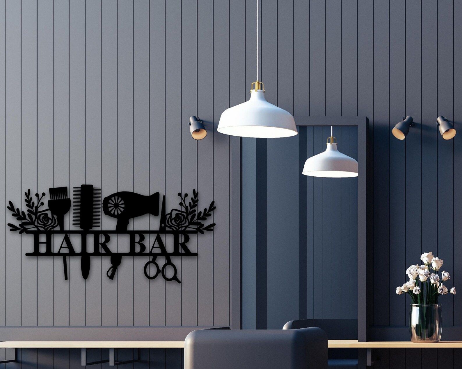 Salon Sign Custom Beauty Salon Sign Personalized Hair Salon | Etsy