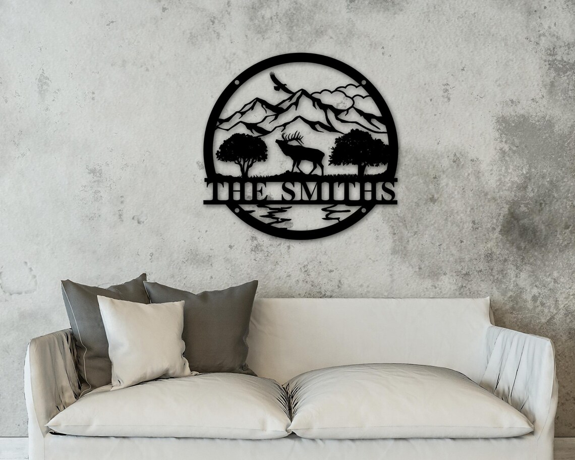 Rustic Ranch Sign Custom Metal Sign for Home Metal Farm - Etsy