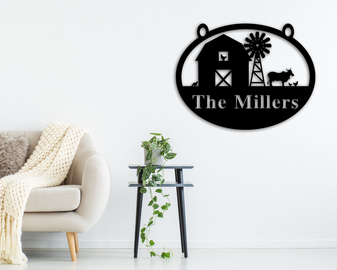 Metal Farm Sign Cattle Farm Sign Barn Cow Calf Chicken Sign - Etsy