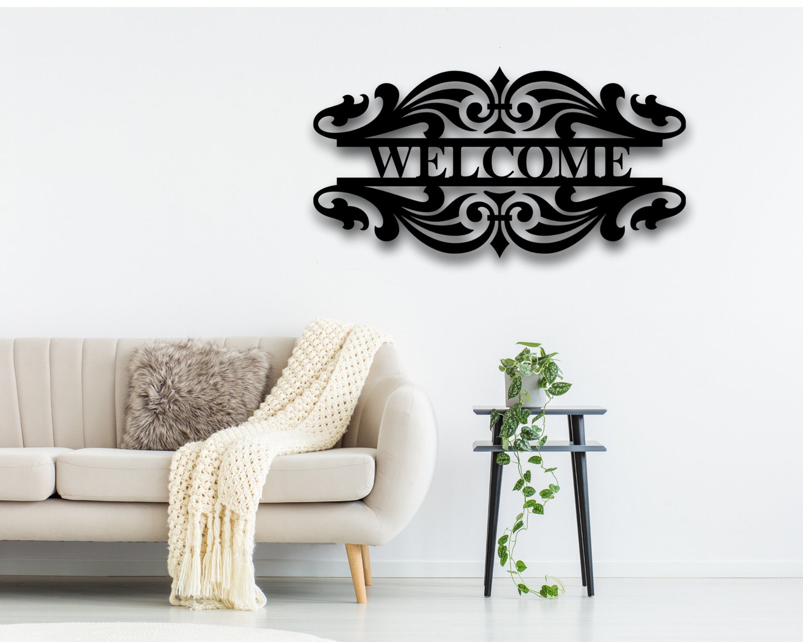 Home Metal Welcome Sign Outdoor Welcome Sign Metal Welcome - Etsy