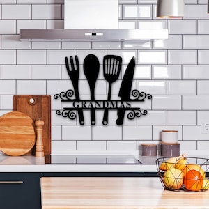 Custom Kitchen Sign, Personalized Kitchen Sign for Home, Custom Kitchen ...