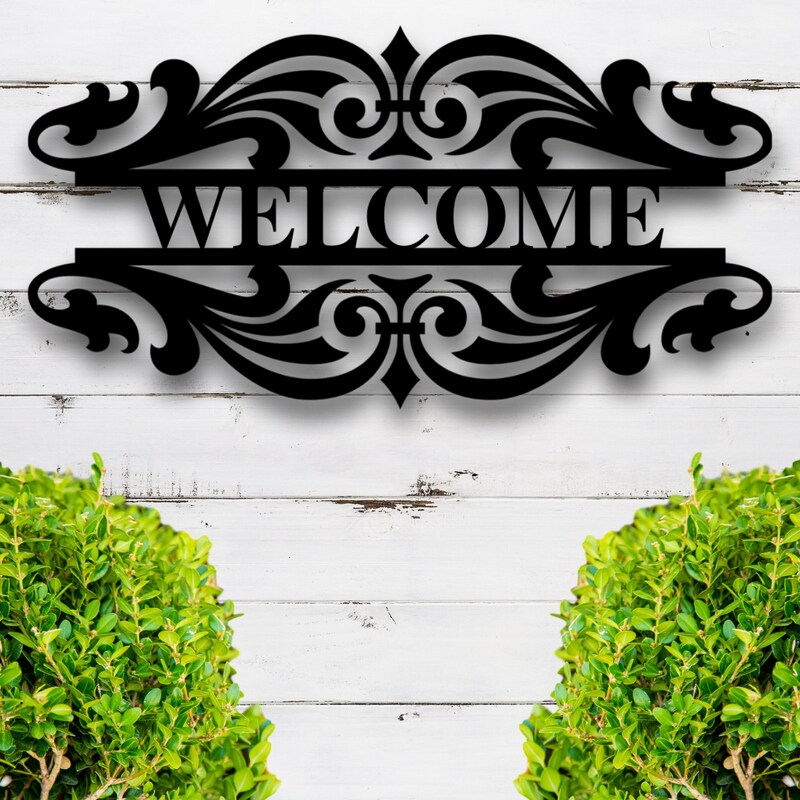 Outdoor Welcome Sign - Etsy
