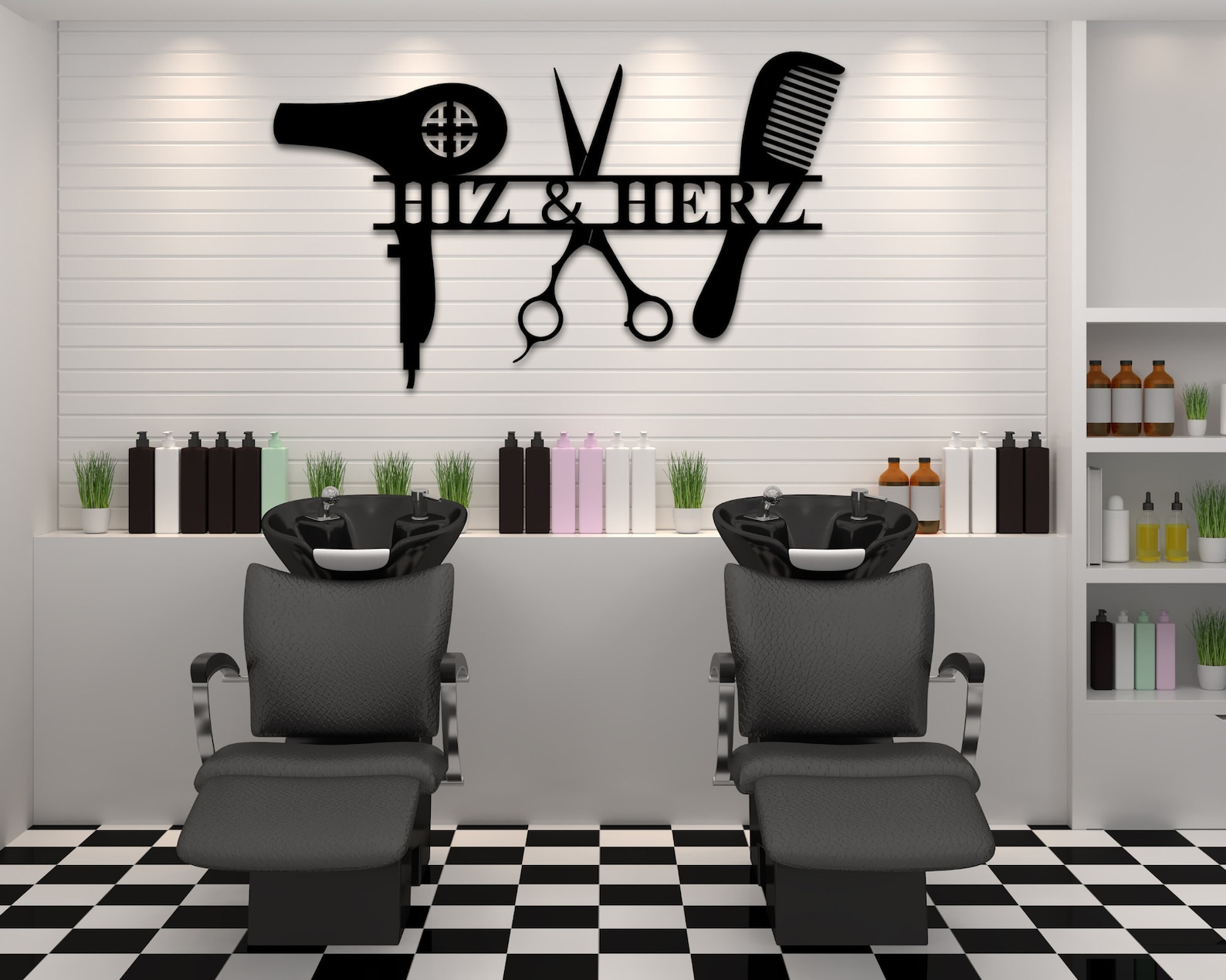Salon Sign Custom Beauty Salon Sign Personalized Hair Salon - Etsy