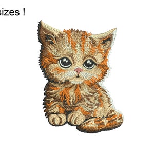 Kitten Embroidery Design Kitty Machine Embroidery Designs - Etsy
