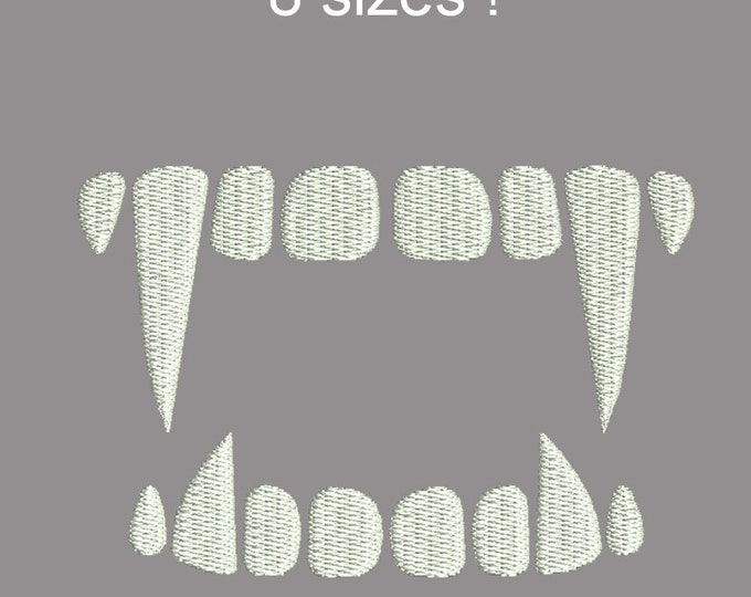 Vampire Fang Patch - Etsy