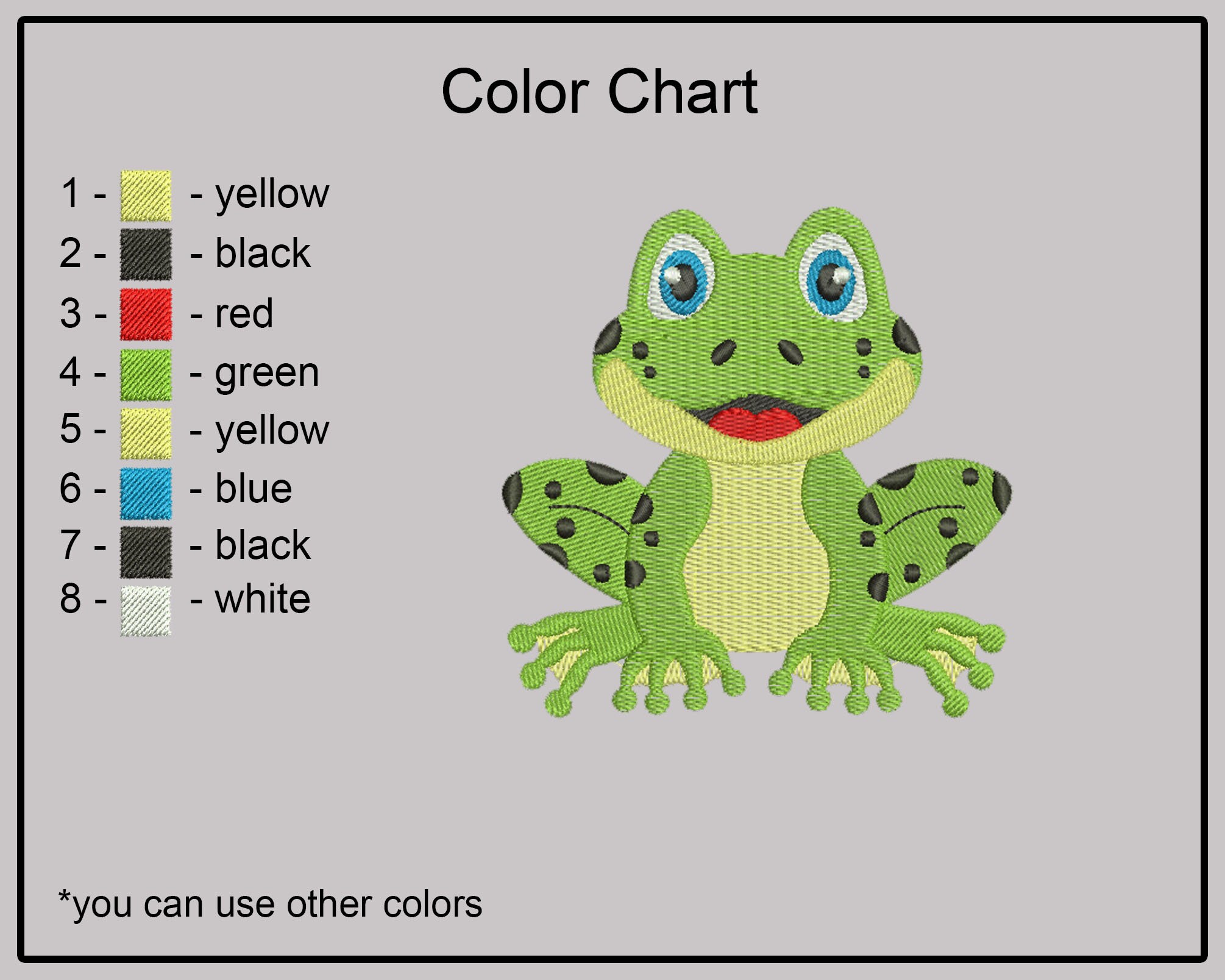 Frog Embroidery Design Baby Frog Machine Embroidery Designs - Etsy ...