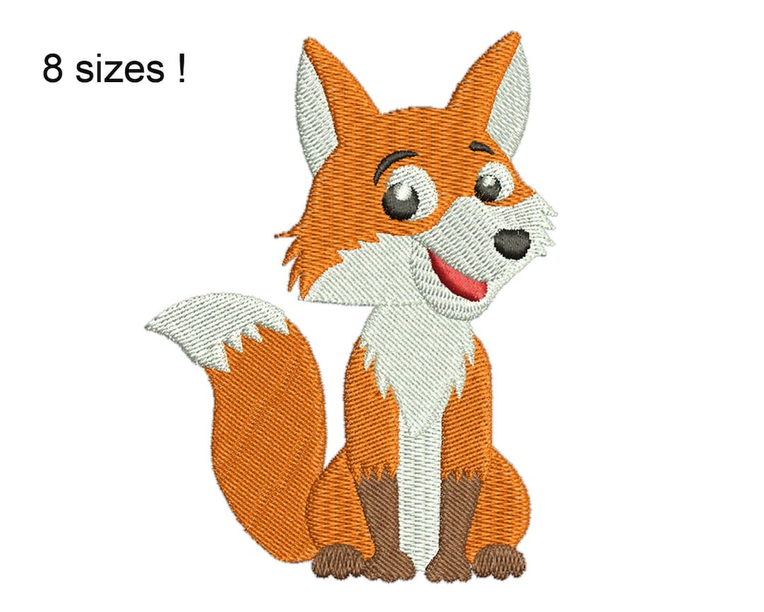 Fox Embroidery Design, Smart Fox Machine Embroidery Designs, Baby Fox ...