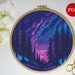 Set of 6 Northern Lights Cross Stitch Patterns, Nature Set PDF Pattern ...