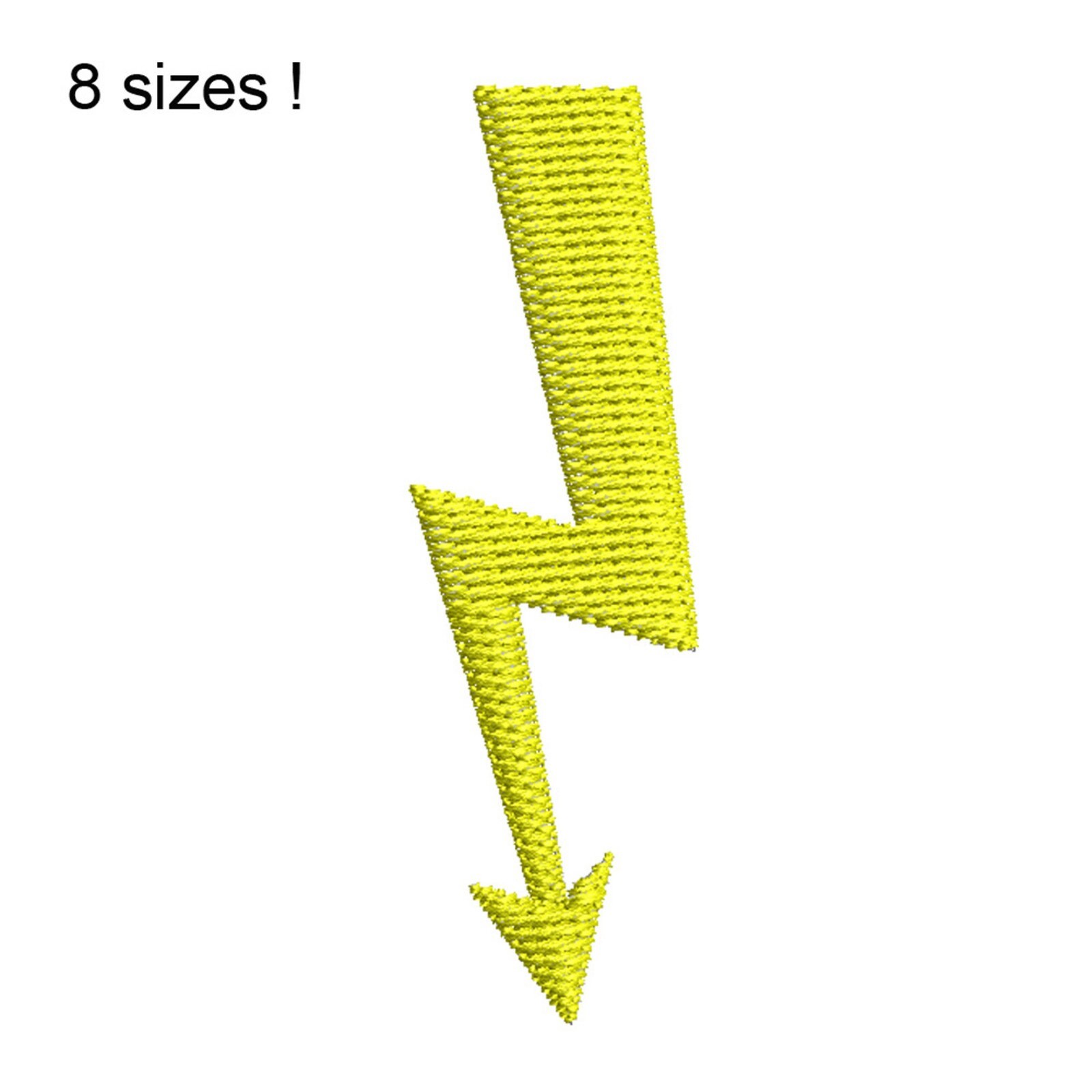 7 Designs in 1 Set Lightning Embroidery Designs Lightning - Etsy