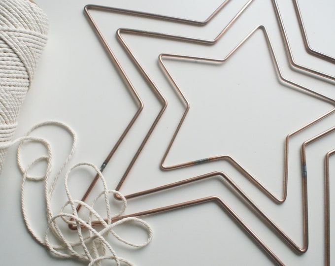 Star Wreath Form Metal Frame Wire DIY Deco Mesh Burlap Door Wreath ...