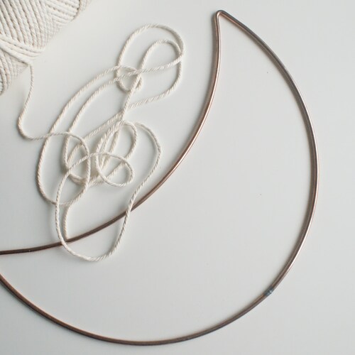 Strong Metal Moon Shape Frames Macrame / Weaving /floristry | Etsy