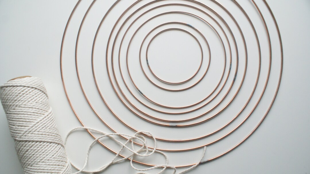 Metal Ring Shapes, Macrame Hoops, Dreamcatcher Hoop, Floristry Ring ...