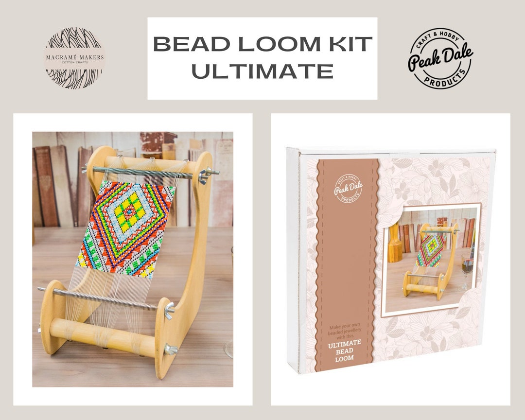 Ultimate Bead Looming Kit, Upright Beading Loom, Craft Kit for Adults ...
