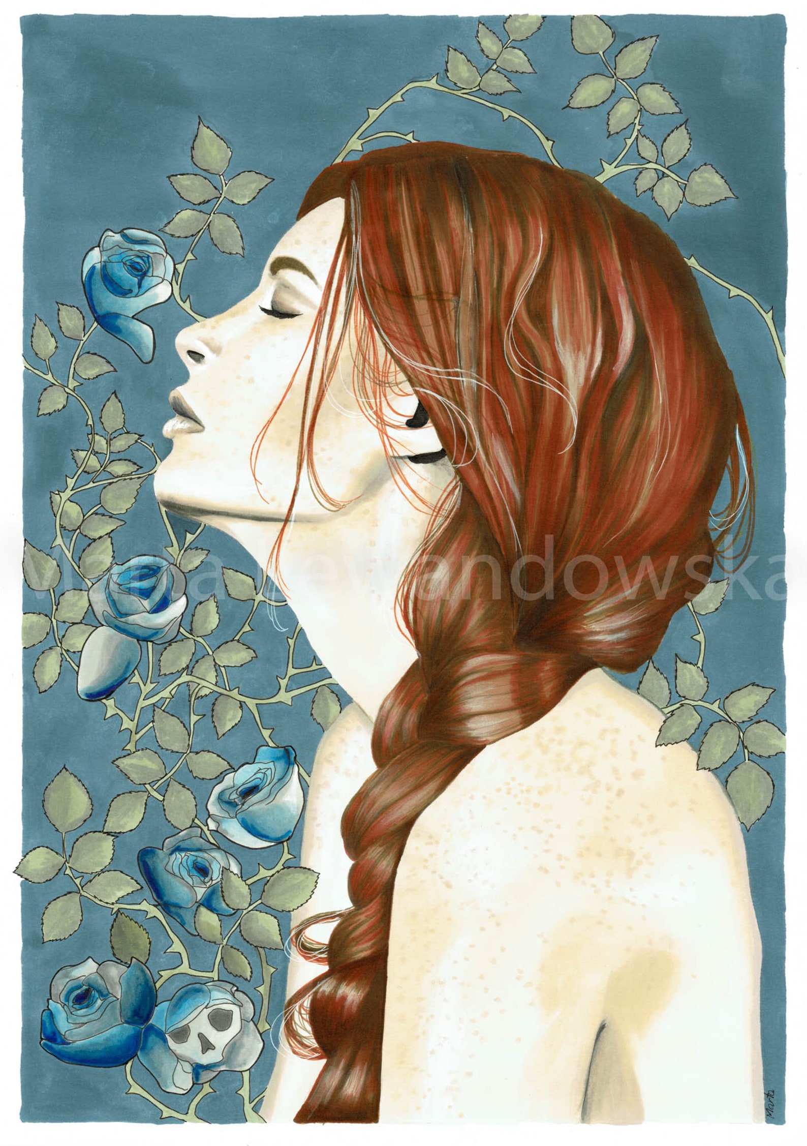 Woman Illustration / Print Wall Art / Wall Art / Numbered - Etsy