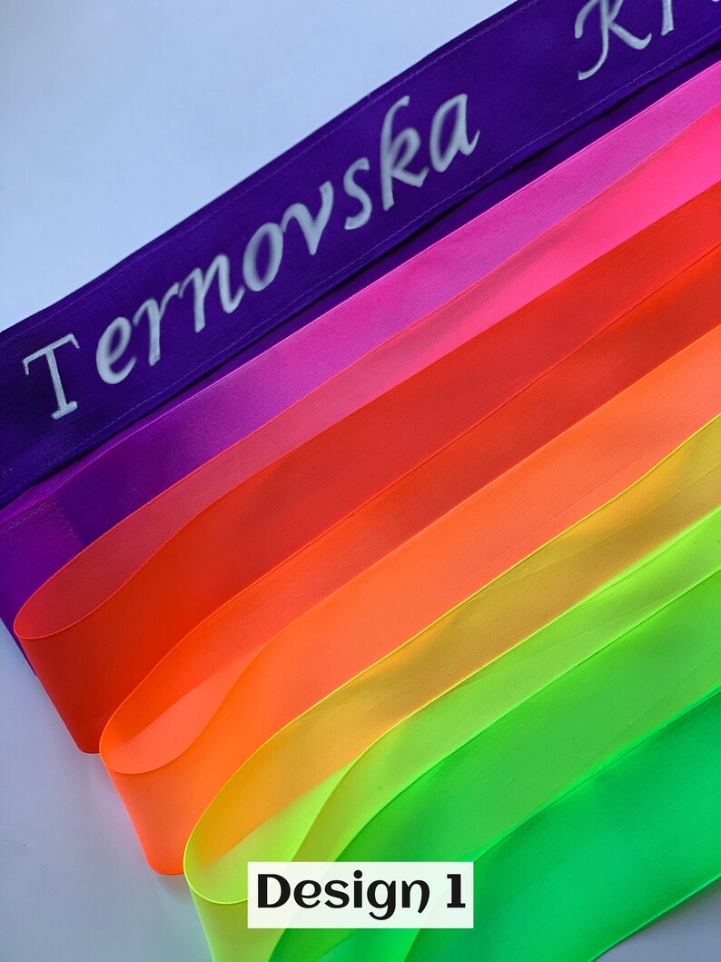 Rhythmic Gymnastics Ribbon. RG Ribbon Design Decorating - Etsy