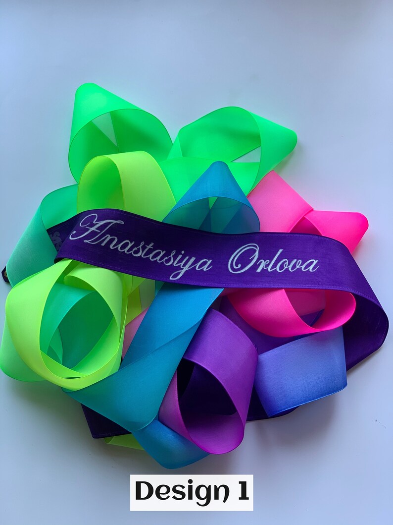 Rhythmic Gymnastics Ribbon. RG Ribbon Design, Decorating, Painting ...