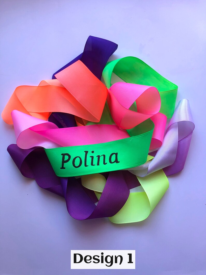 Rhythmic Gymnastics Ribbon. RG Ribbon Design Decorating | Etsy