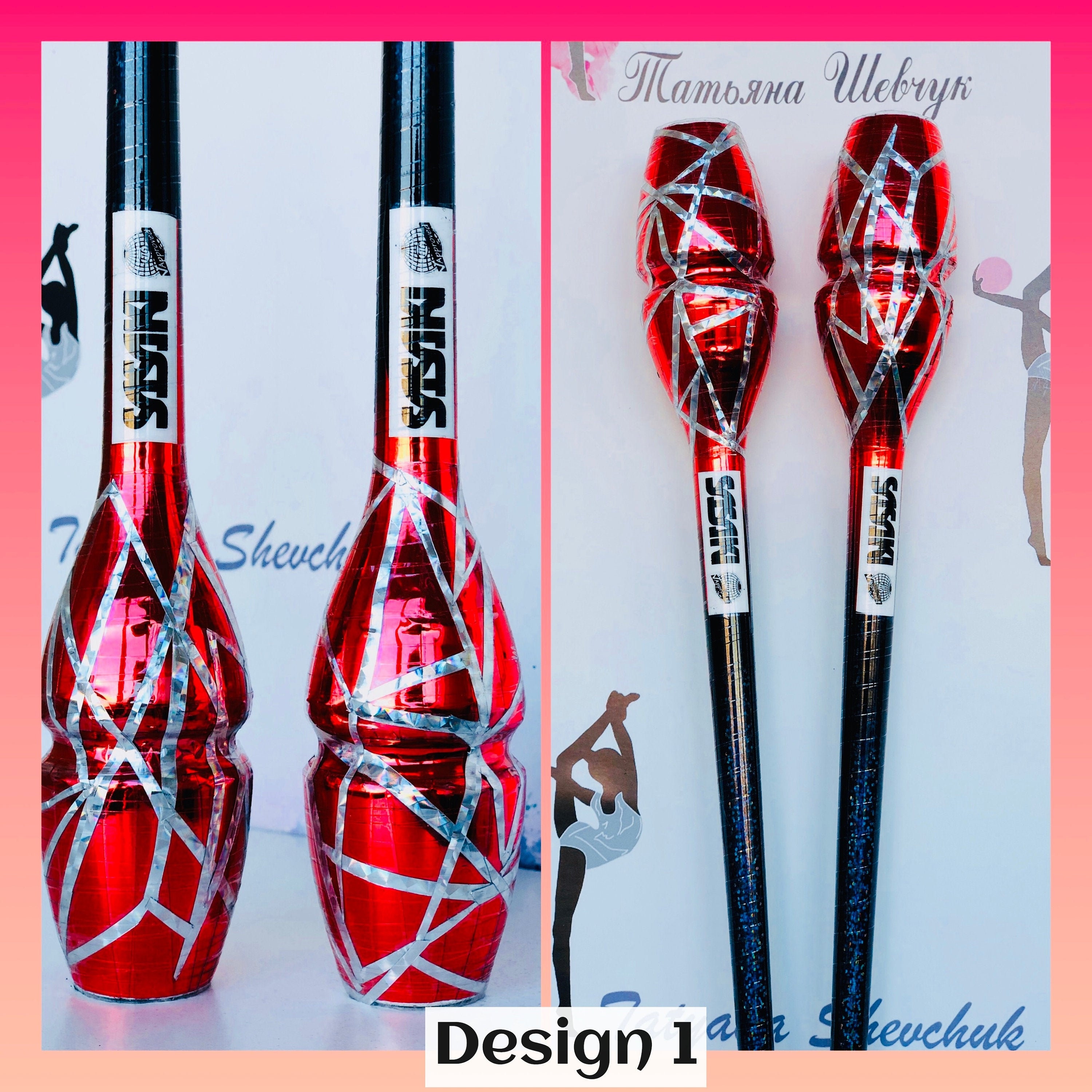 Rhythmic Gymnastics Hoop Tape Designs