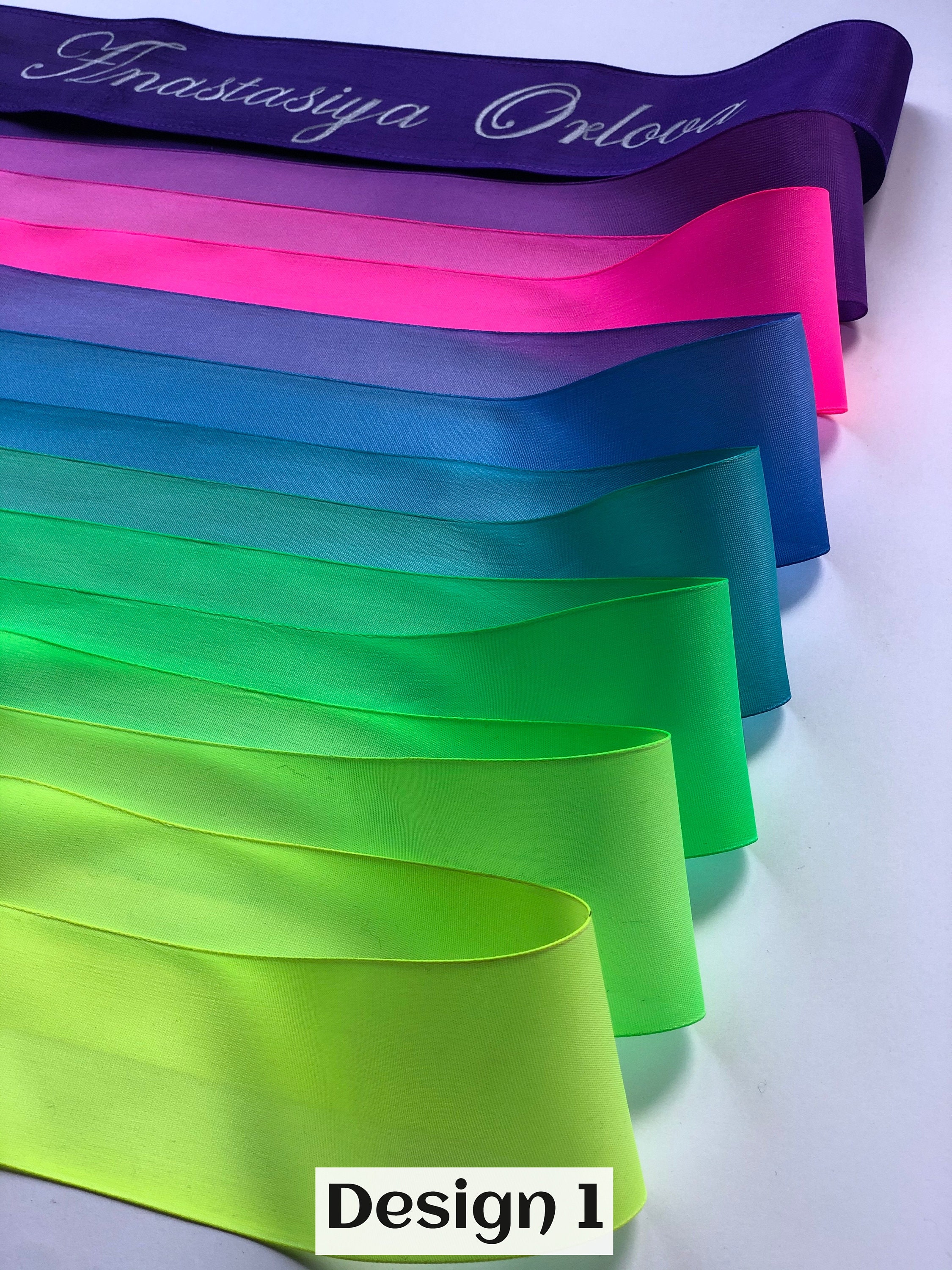 Rhythmic Gymnastics Ribbon. RG Ribbon Design, Decorating, Painting ...