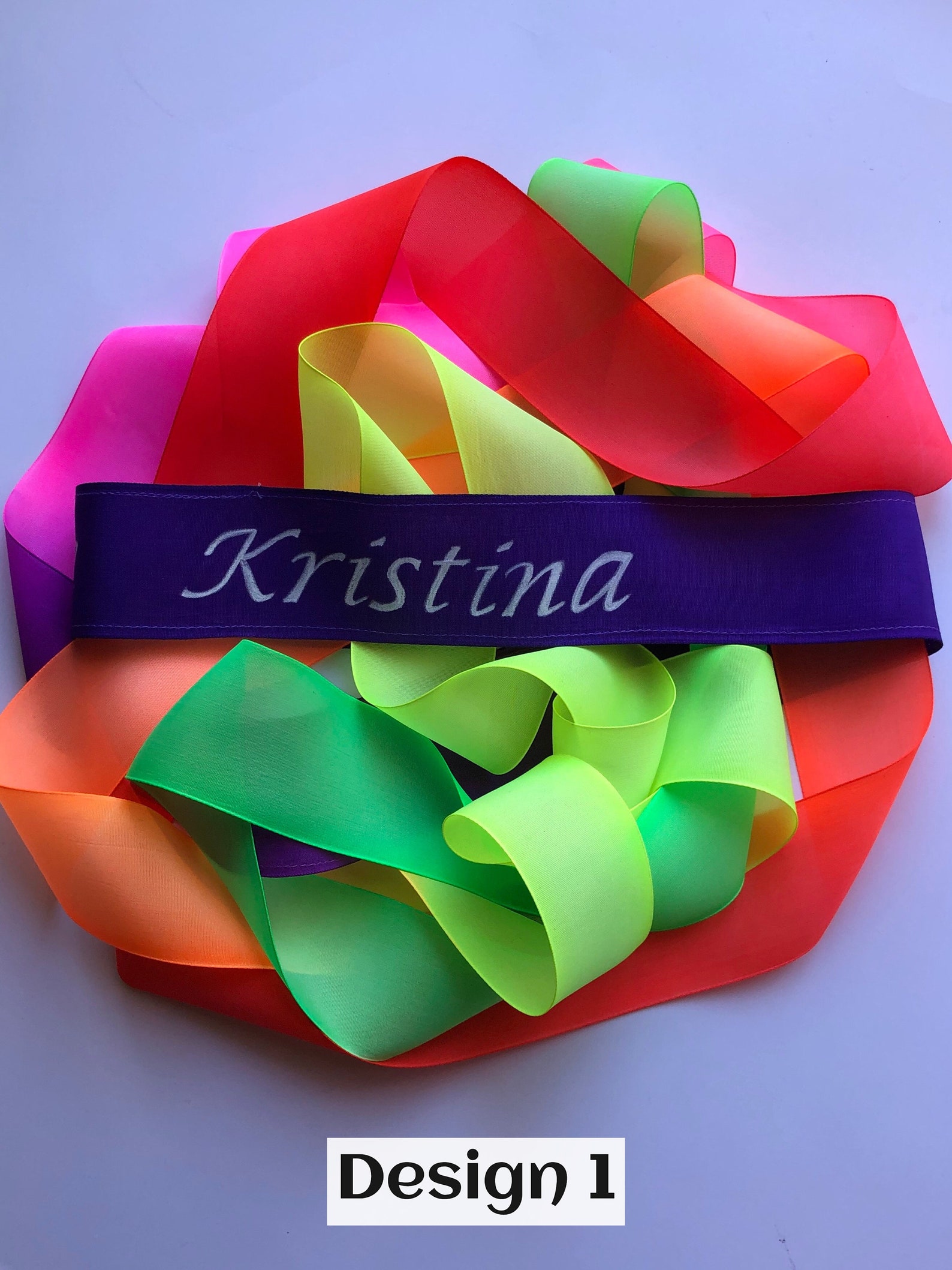 Rhythmic Gymnastics Ribbon. RG Ribbon Design Decorating - Etsy