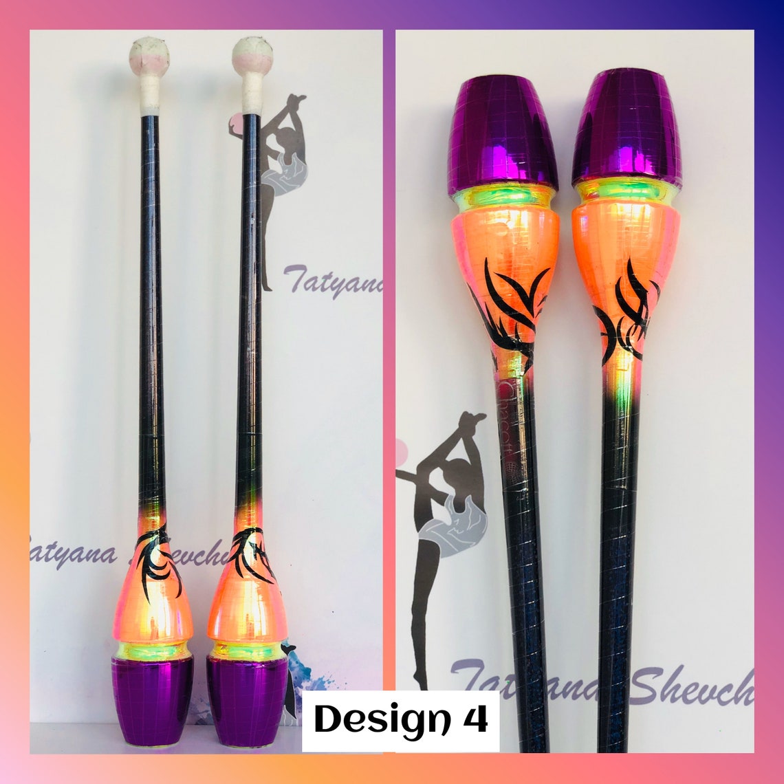 Rhythmic Gymnastics Clubs. RG Clubs Decorating Matching Your | Etsy