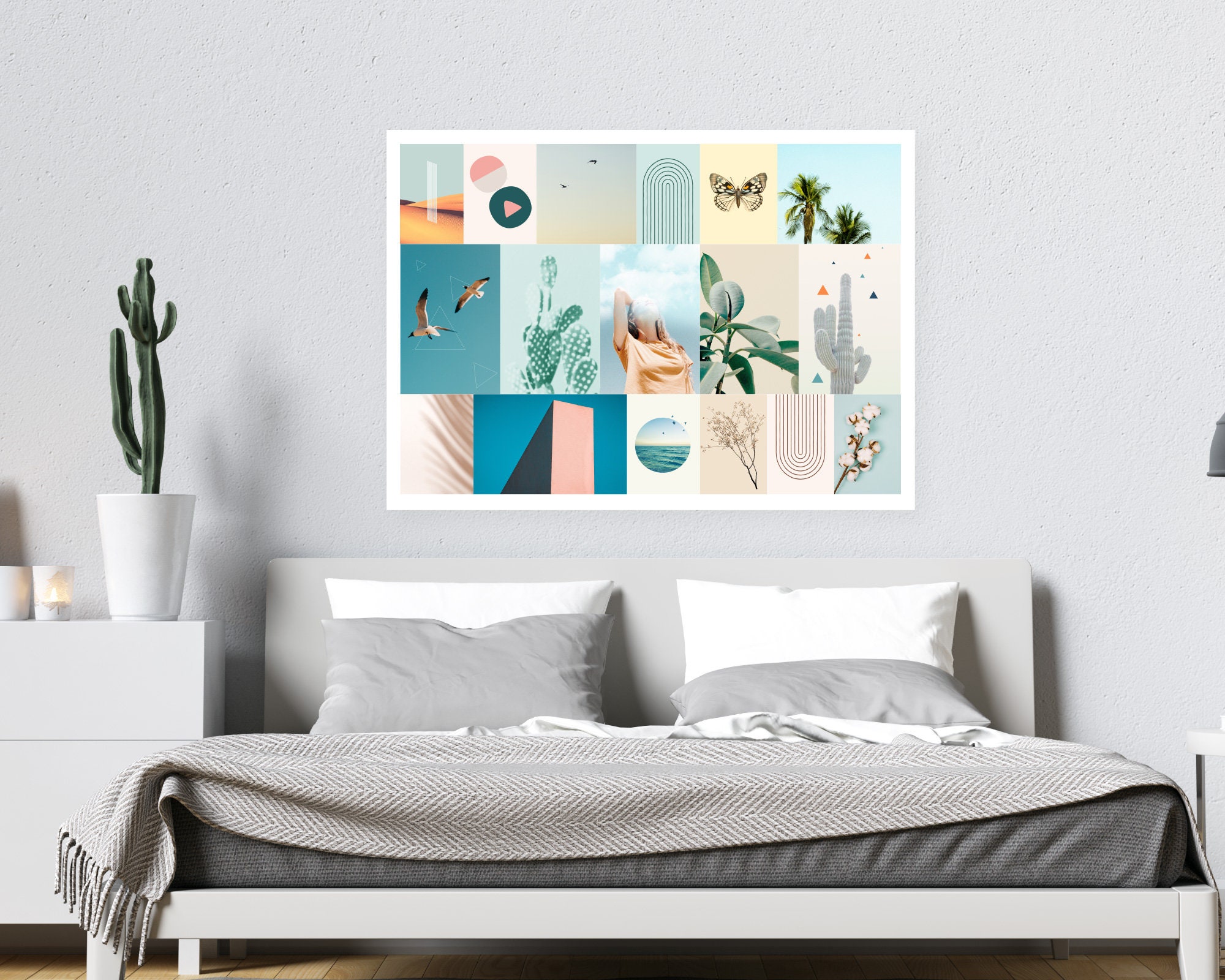 Colorful boho poster 36X24 big poster boho chic decor | Etsy