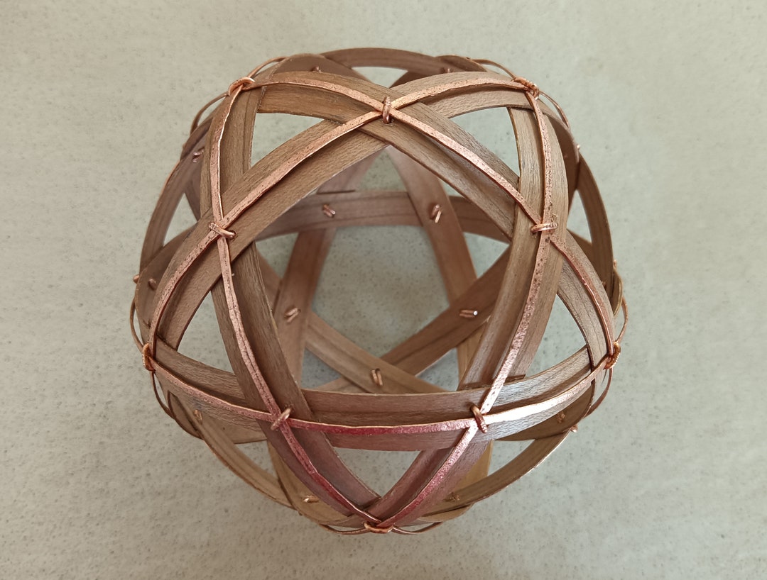 Genesa Pentasfera 13cm S/ Rame Puro E Legno Naturale / Evoluzione Della ...