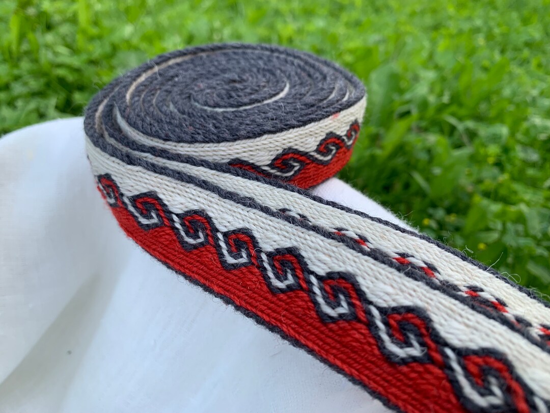 Ocean Waves , Tablet Weaving Kivrim Pattern, Belt, Viking, Medieval - Etsy