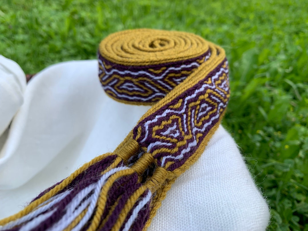Tablet Woven Belt, Tablet Weaving, Band, Handmade - Etsy