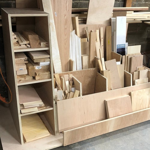 DIY Adjustable Lumber Rack Digital Build Plans / Woodworking - Etsy