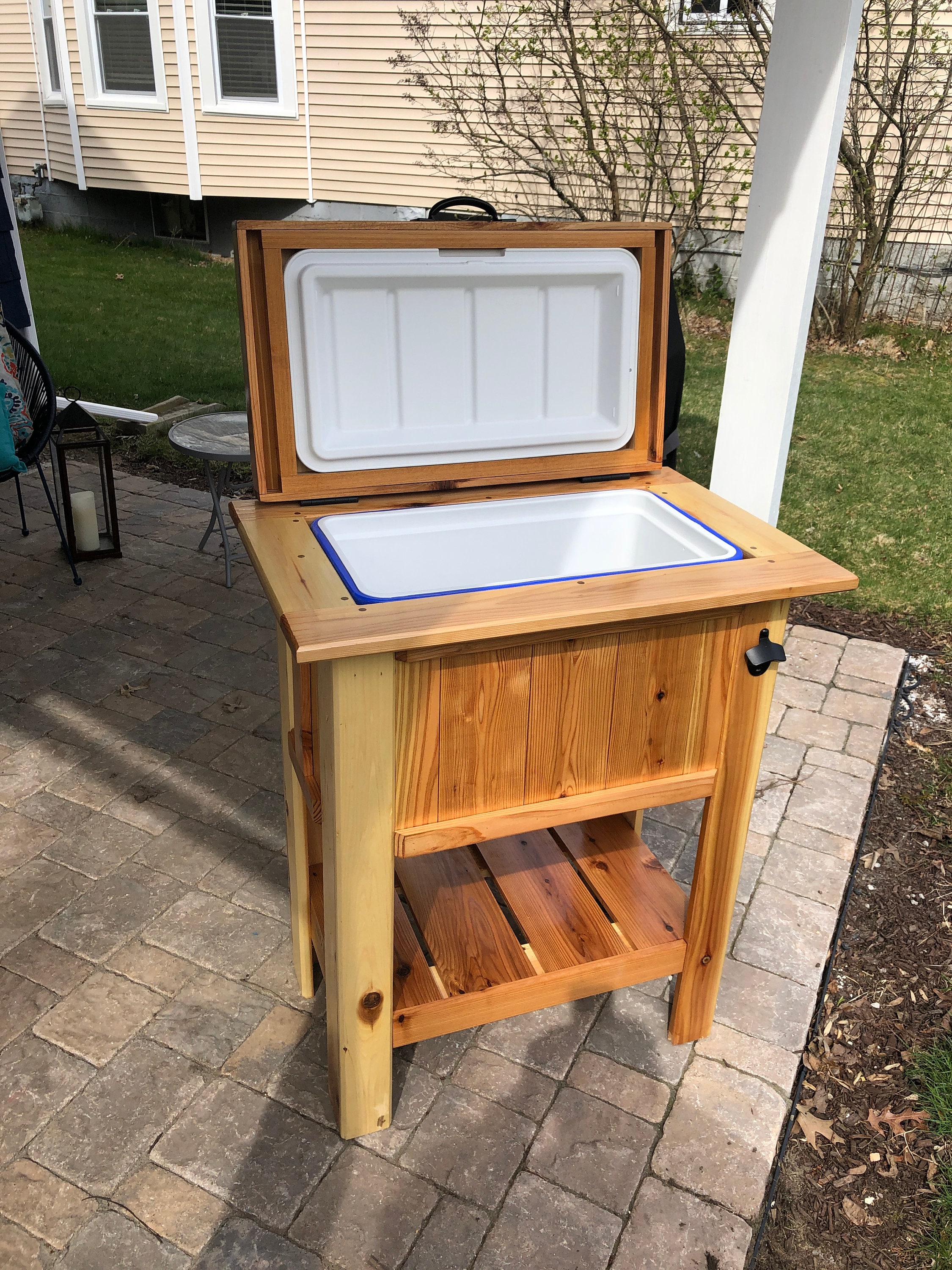 Bundle Cooler Box & Outdoor Bar Woodworking Plans - Etsy