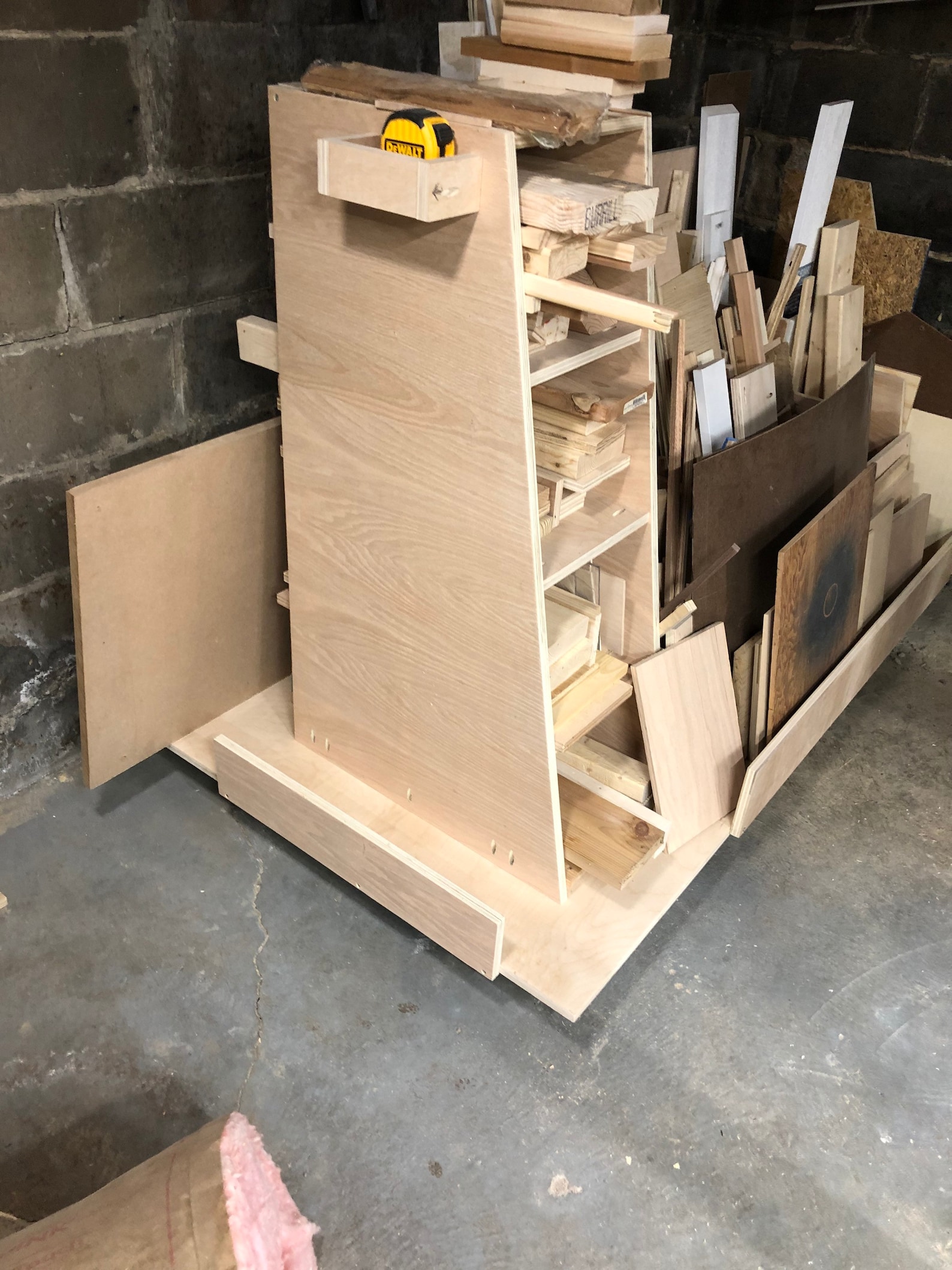 Rolling Lumber Cart Build Plans Woodworking Plans Digital | Etsy