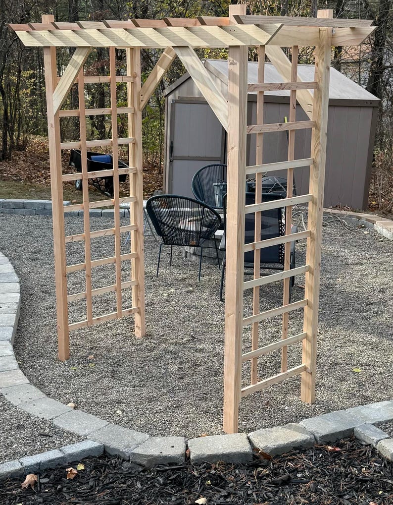 Garden Arbor Plans | Woodworking Projects | DIY Plans - Etsy