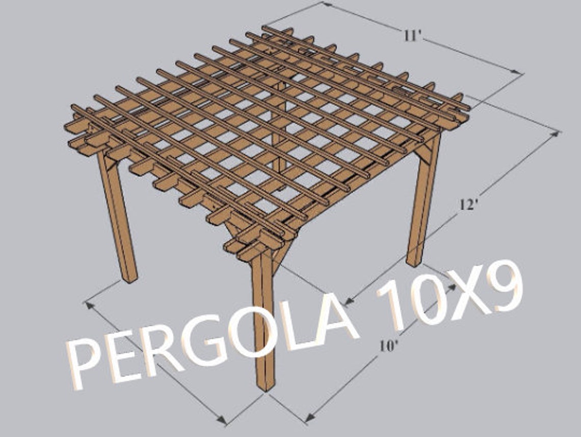 Pergola Build Plans | Woodworking Plans | Woodworking Projects ...